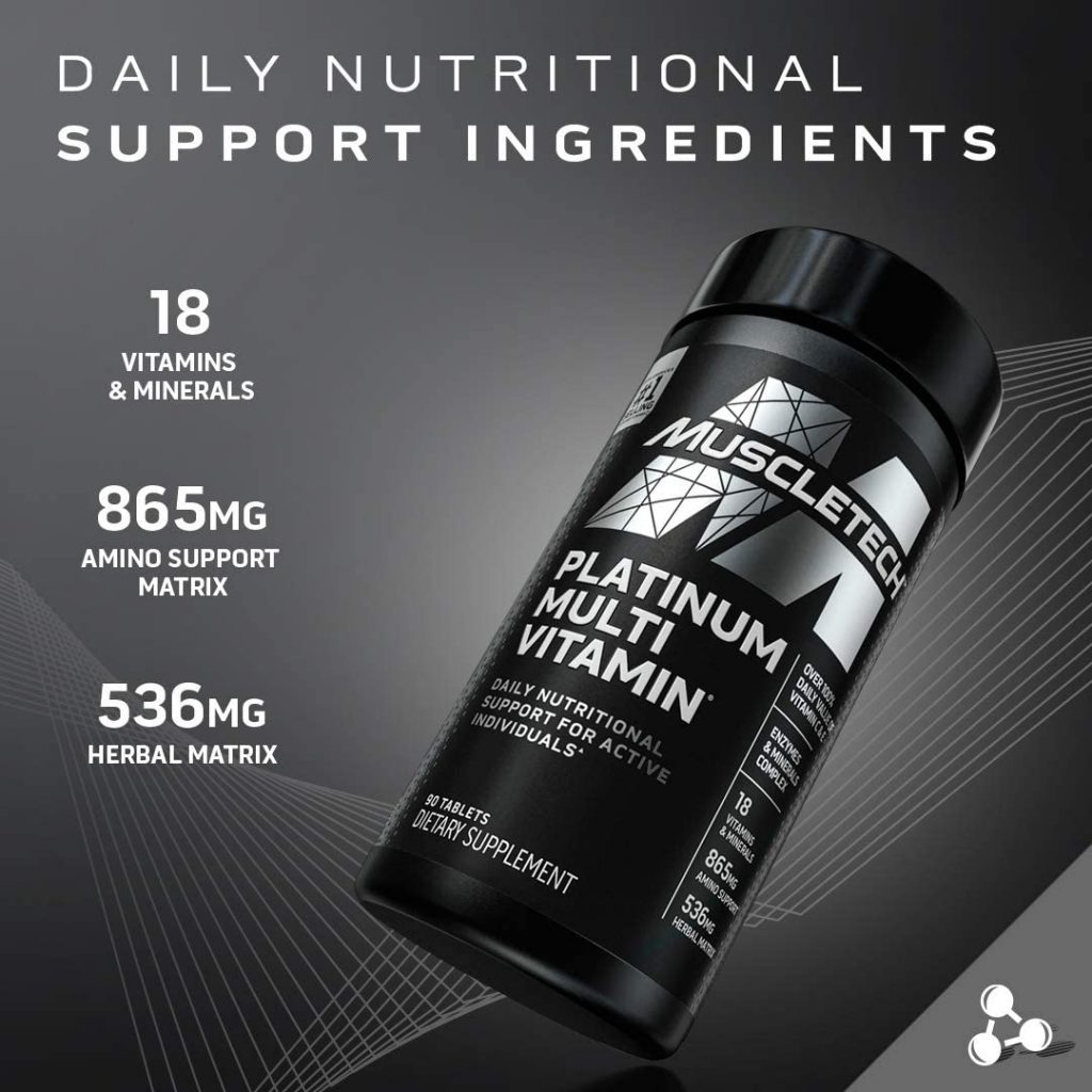 PLATINUM MULTIVITAMIN – 90 TAB – Protein Shop Tunisia